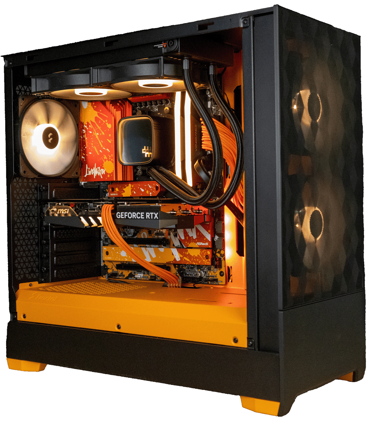 Orange Gaming PC | Ryzen 5 7600X | RTX 4060 TI 16GB | 1TB SSD | 32 GB ...